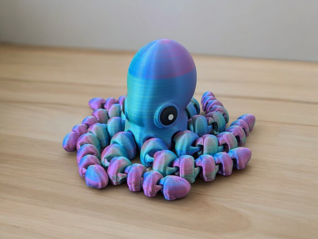 Octopus Fidget Toy, Desk Pet Mini 3d Animal, Octopus Gifts for Women ...