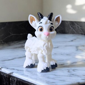 Goat Fidget, Desk Buddy, Mini 3d Animal, Farm Decor for Office, Easter ...