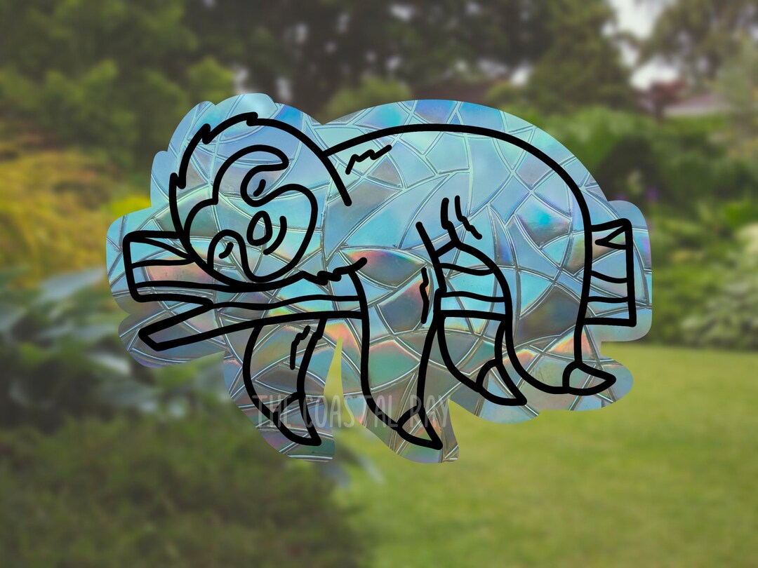 Cute Sloth Suncatcher Window Cling, Jungle Nursery Decor, Easter Basket ...