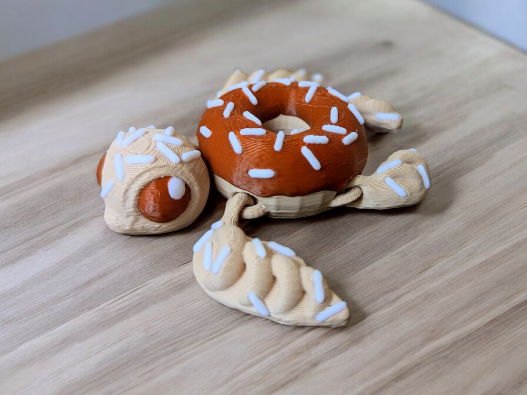 Donut Fidget Toy, Desk Pet Mini 3d Animal, Sea Turtle Gifts for Women ...