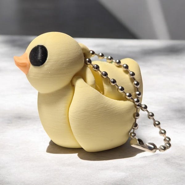 3d Printed Duck Keychains - Etsy