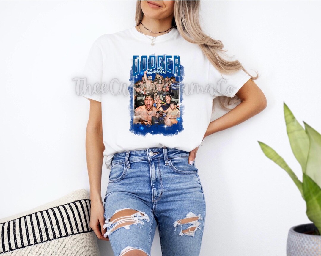 LA D Daddies Crew Neck Baseball Tshirt UNISEX Size - Etsy