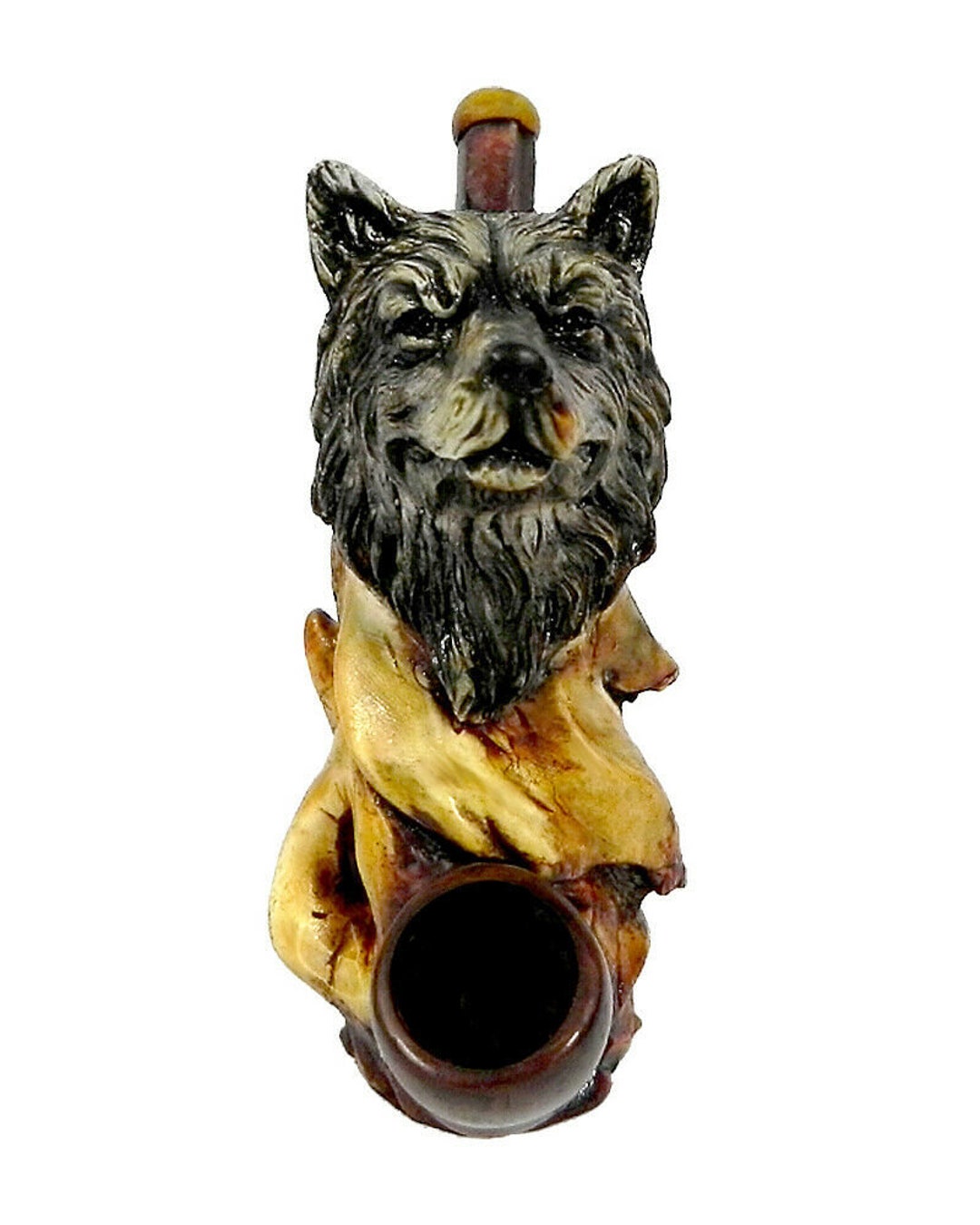 Wolf Head Handmade Smoking Hand Pipe / Pipe / Smoke / Handcraft - Etsy