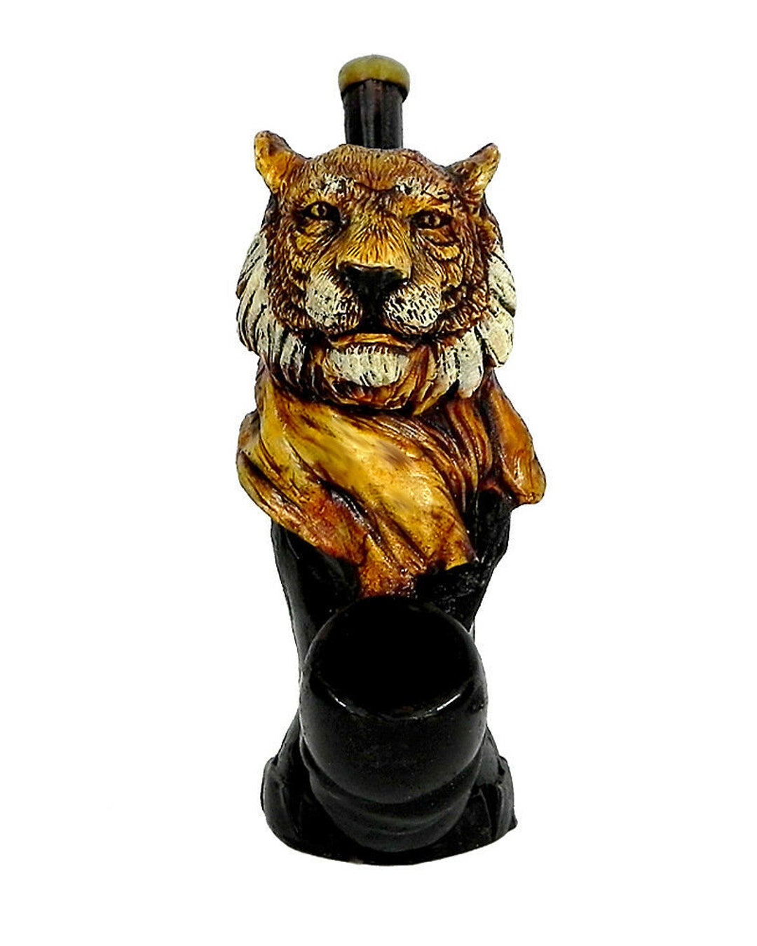 Tiger Head Handmade Smoking Hand Pipe / Pipe / Smoke / Handcraft - Etsy