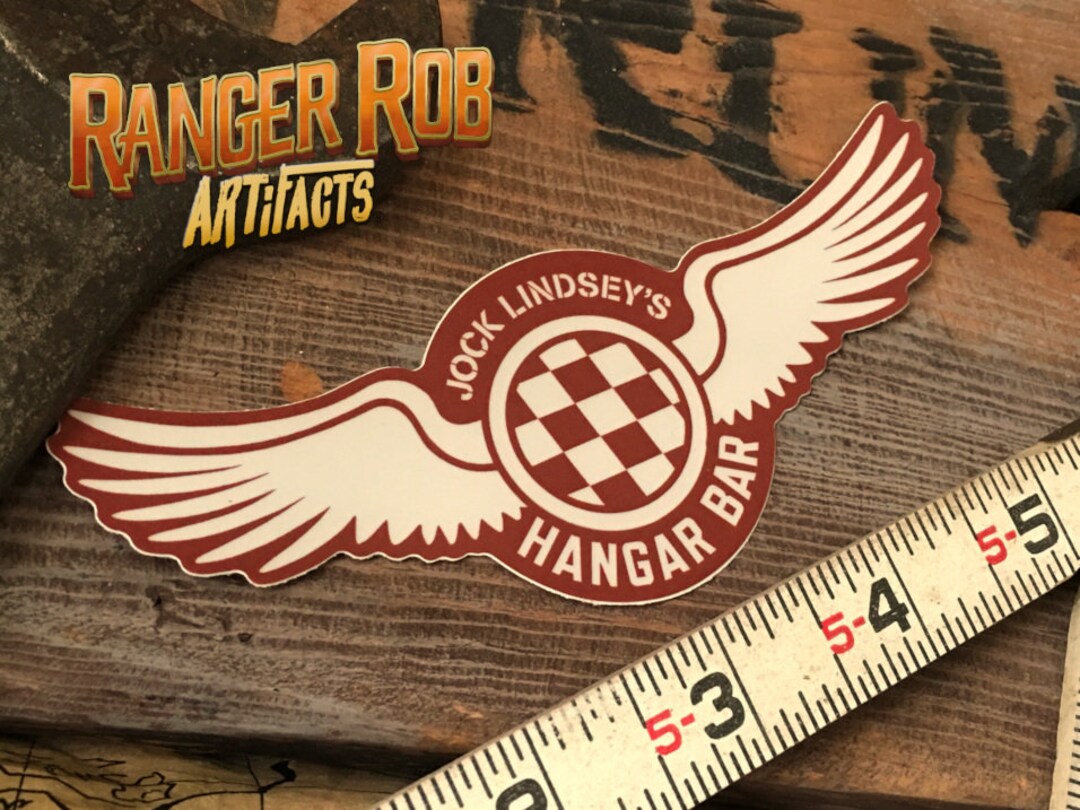Lindsey Hangar Bar Sticker - Jock - Indiana -SEA -jones - Adventures ...