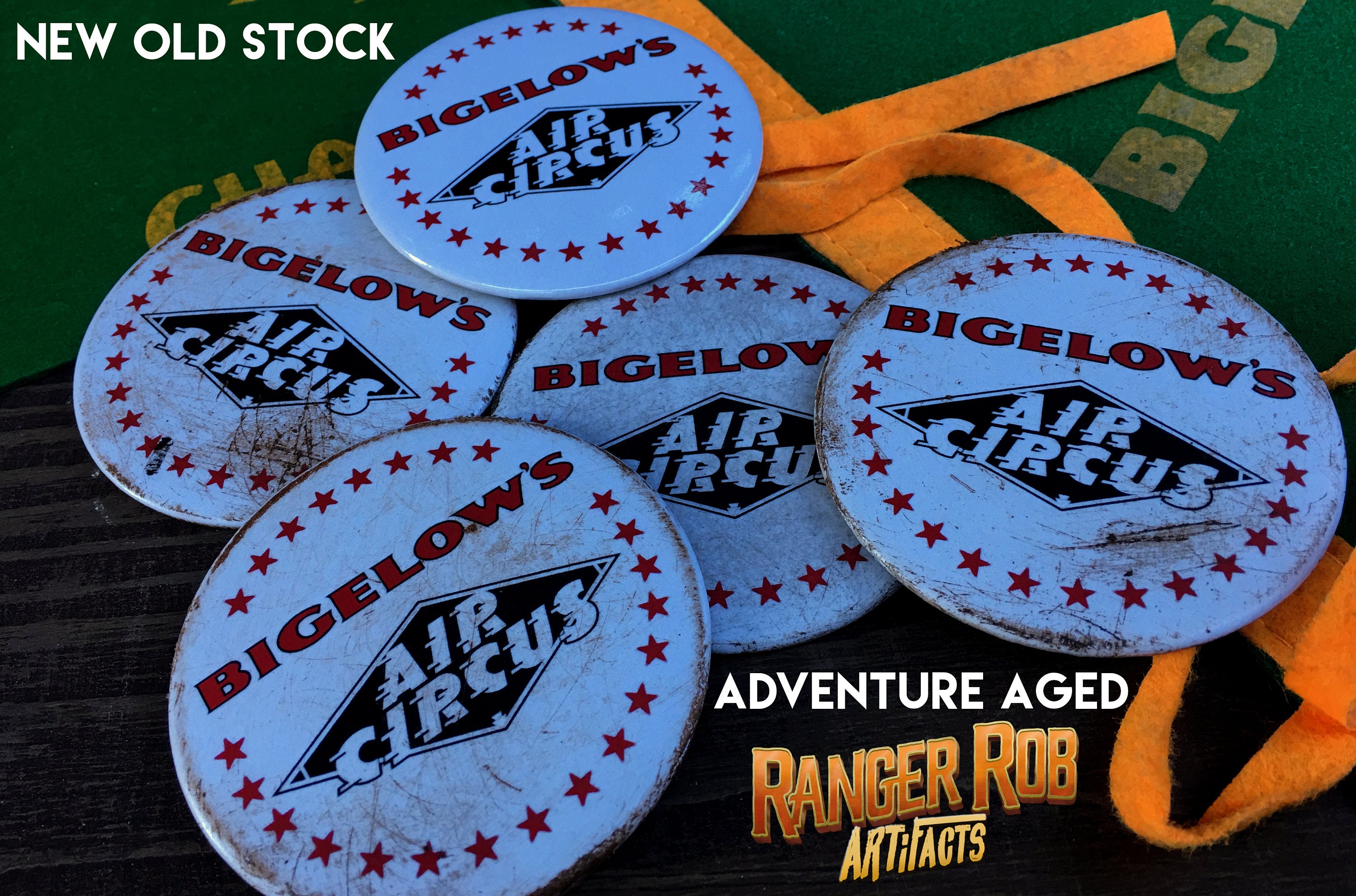 Bigelow Pennant Air Circus Hangar Bar Rocketeer Prop | Etsy