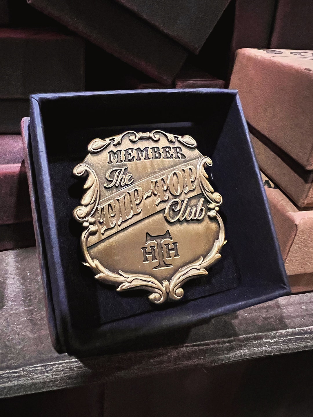 Hollywood - Hotel - Tip Top - Terror - Tower - Club - Members Badge ...