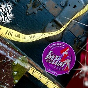 Ink and Paint Club Luggage Sticker - Etsy