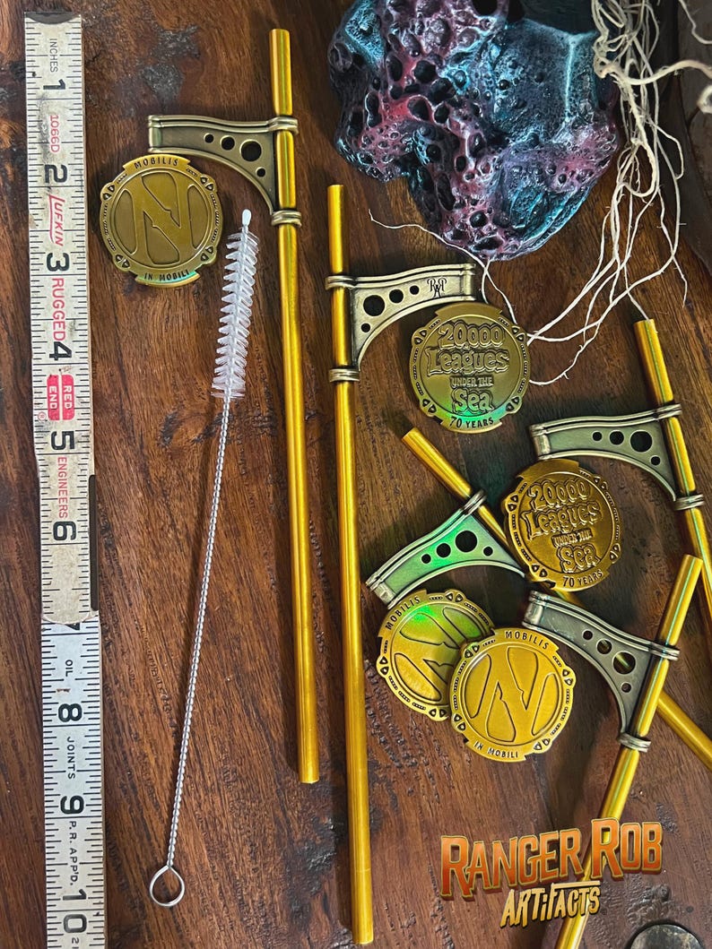 20,000 Leagues Under the Sea - Captain Nemo Drinkware Straw - TIKI ...