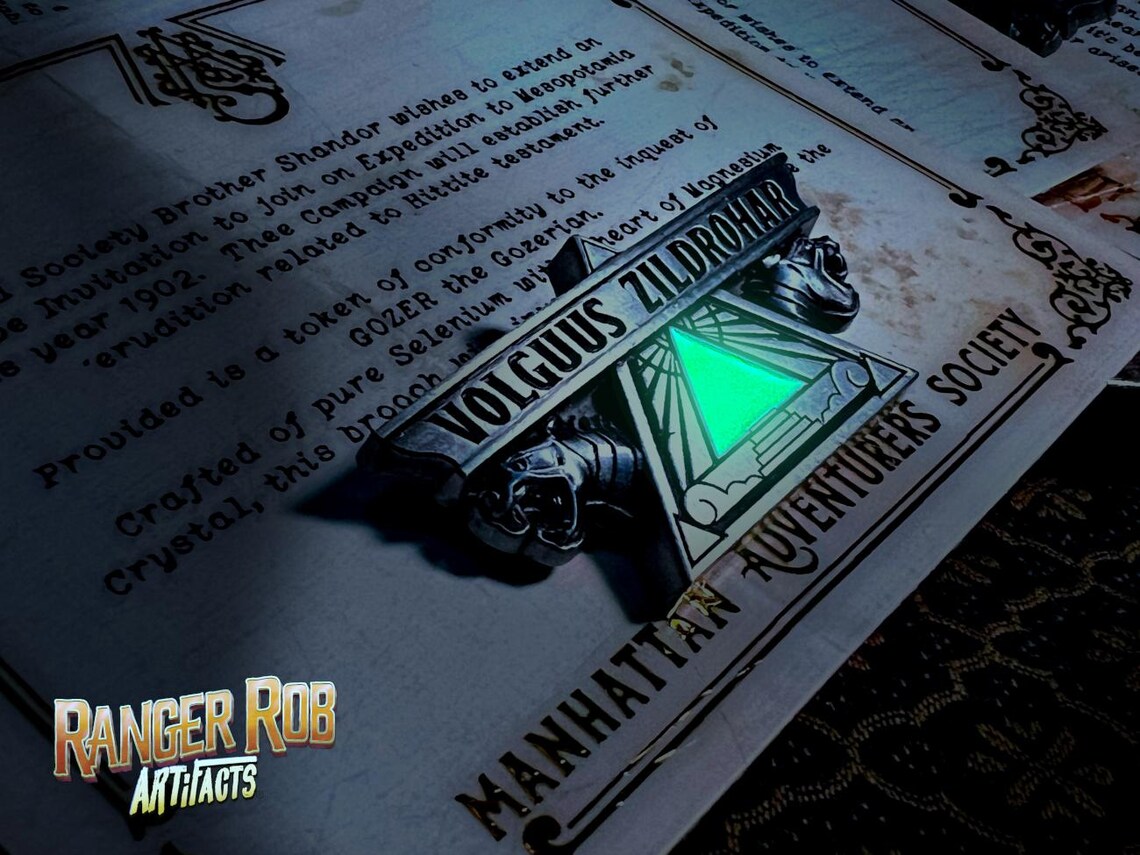 Volguus Zildrohar - Gozer - Brooch - Zuul - Vinz Clortho - Ghostbusters ...