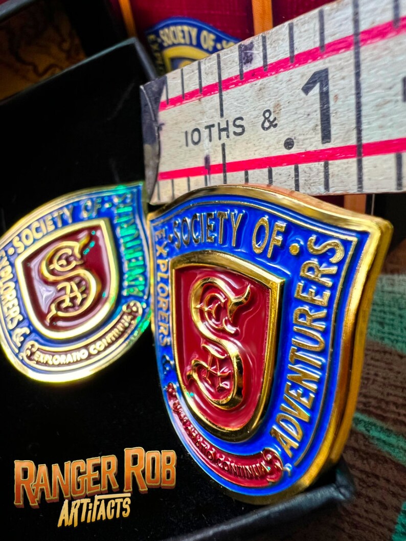 Society Badge - Pin - Club - Explorers - Sea - Adventurers - Tiki ...
