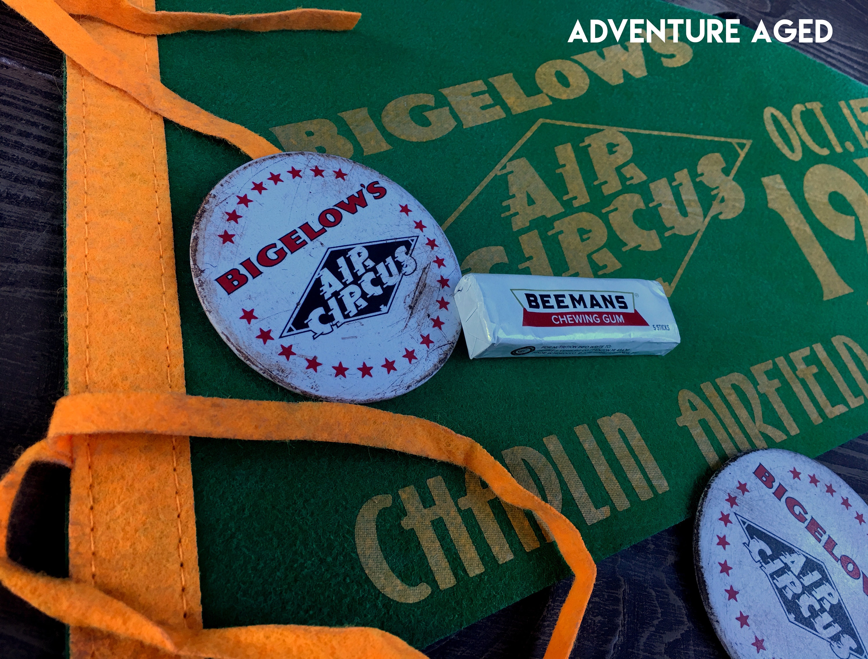 Bigelow Pennant Air Circus Hangar Bar Rocketeer Prop | Etsy