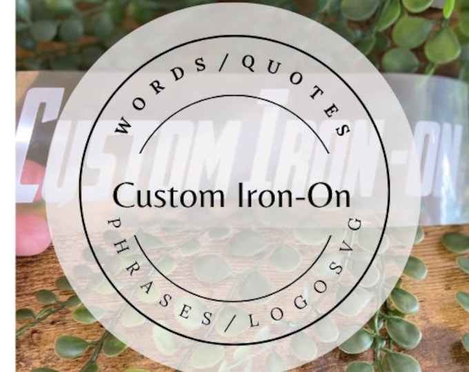 MAMA Puff Ready to Iron Decal Puff 3D Iron on Decal Custom Htv Decal ...