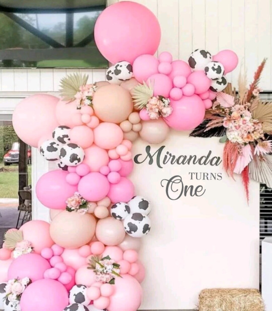 Custom Happy Birthday Decal for Birthday Arch | Personalized Age and ...