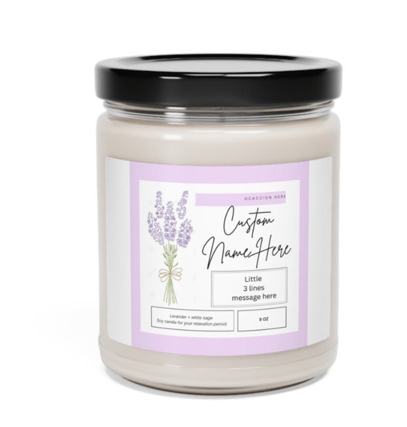 Custom Candle Own Text on Candle Create Own Candle - Etsy