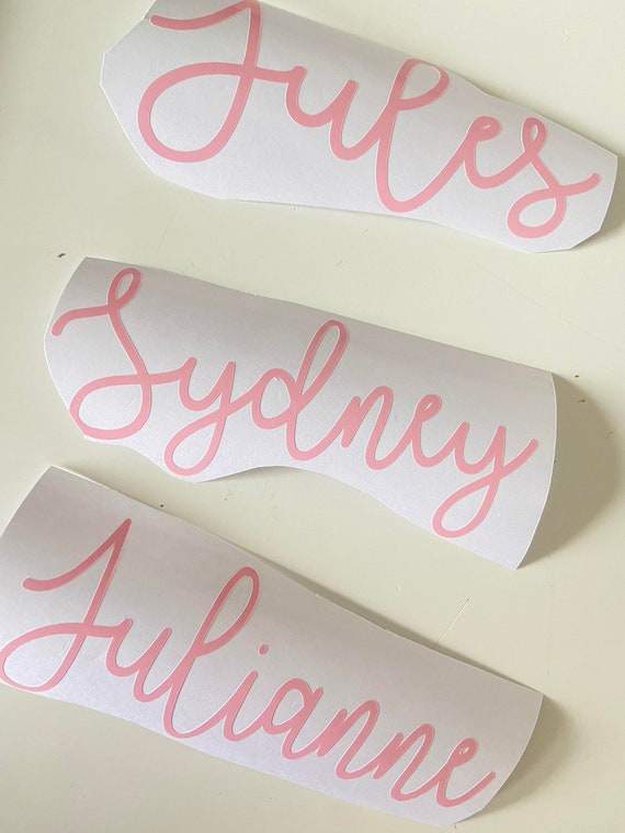 Name Decal Name Sticker Custom Stickers Custom Name - Etsy