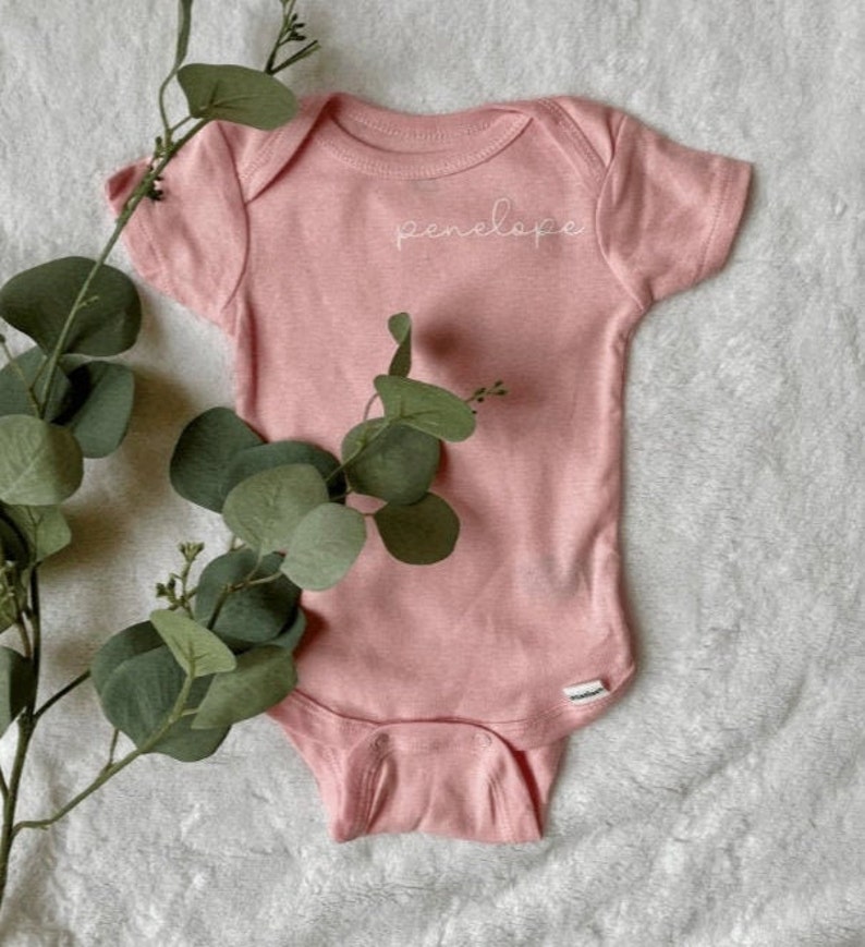Personalized Name Onesie® - Custom Name Baby Onesie® - Cute Baby Onesie ...
