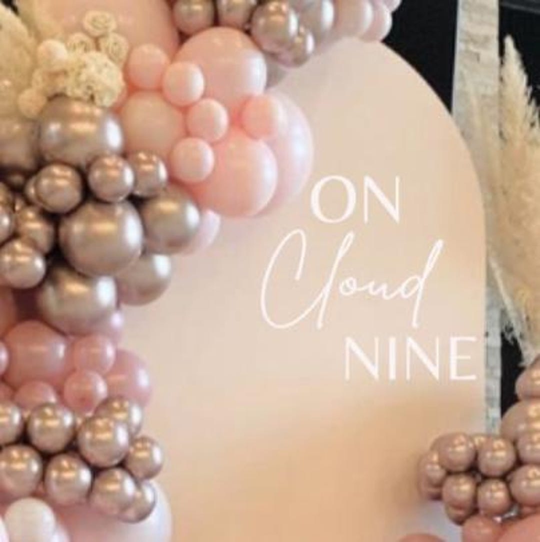 On Cloud Nine Party Decal Decal for Fabric on Cloud Nine Decal Sticker ...