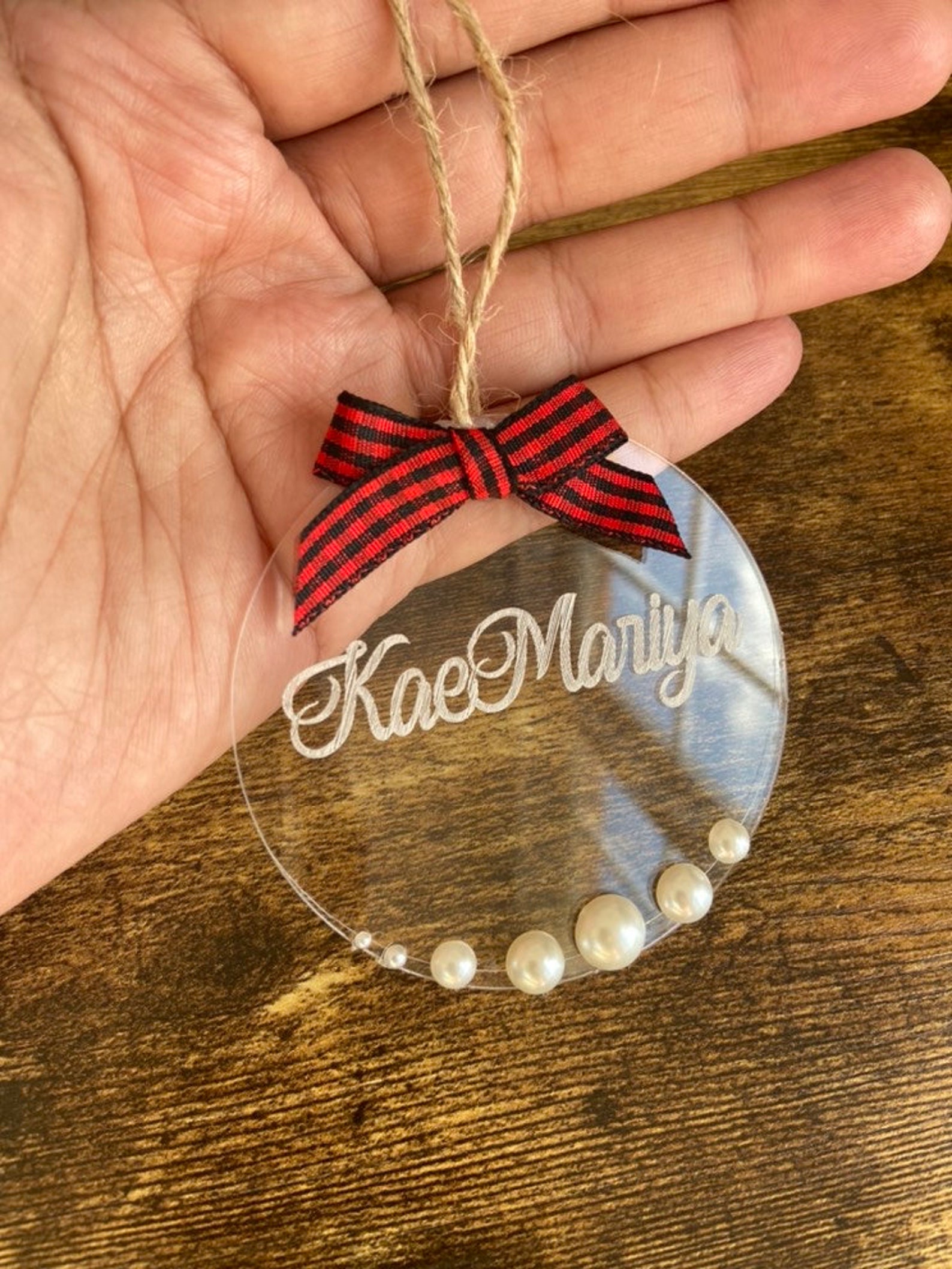 Personalized Christmas Tree Decor Custom Christmas Gift - Etsy