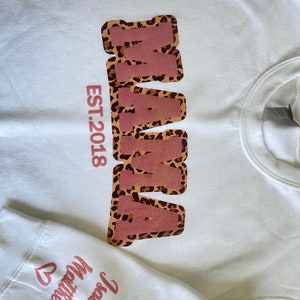 MAMA Puff Ready to Iron Decal - Puff 3D Iron on Decal - Custom Htv ...