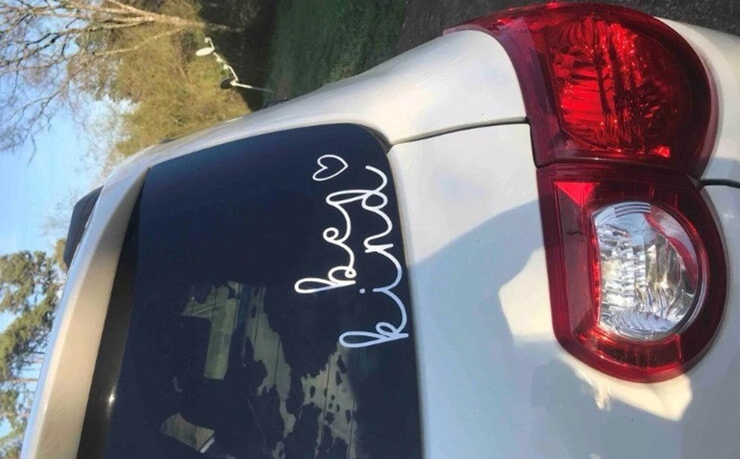 Be Kind Adhesive Decal Be Kind Car Decal Be Kind Window - Etsy