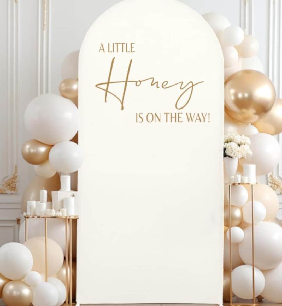A Little Honey is on the Way Banner, Baby Shower Htv or Sticker Sign ...
