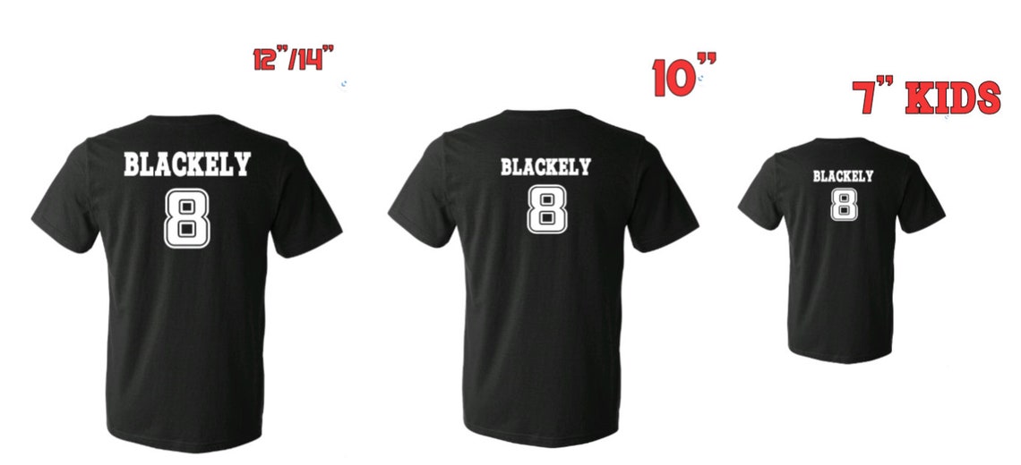 Custom Iron on Jersey Number and Name, Personalized Football Kit Name ...