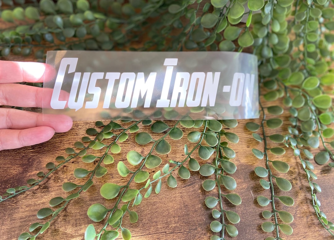 Custom Heat Transfer Vinyl | Iron on Decal | Apparel Decal | Name Decal ...