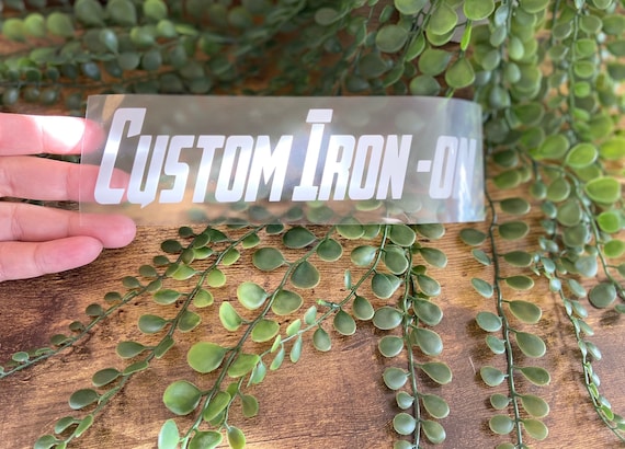 Custom Heat Transfer Vinyl Iron on Decal Apparel Decal - Etsy