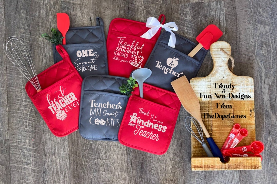 Teacher Gift | Oven Mitt Gift | Easy Holiday Gift | Cookie Gift ...