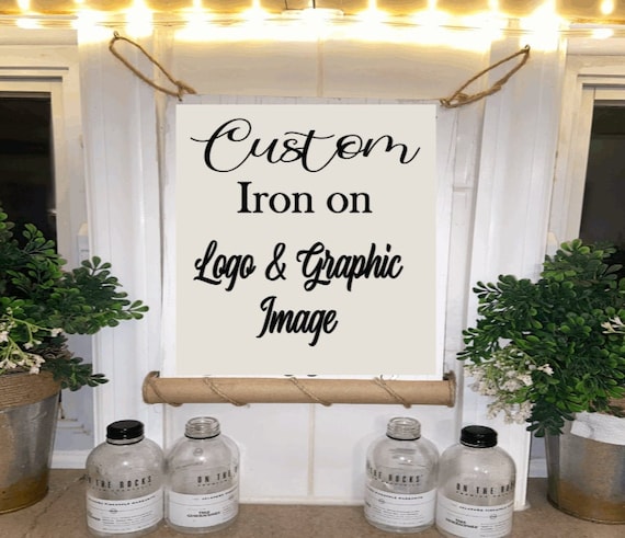 Custom Iron on Vinyl Decals for T-shirts DECAL ONLY - Etsy