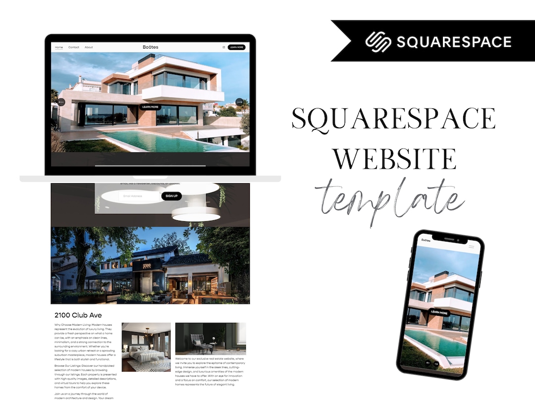 Squarespace Template Squarespace Website Template - Etsy