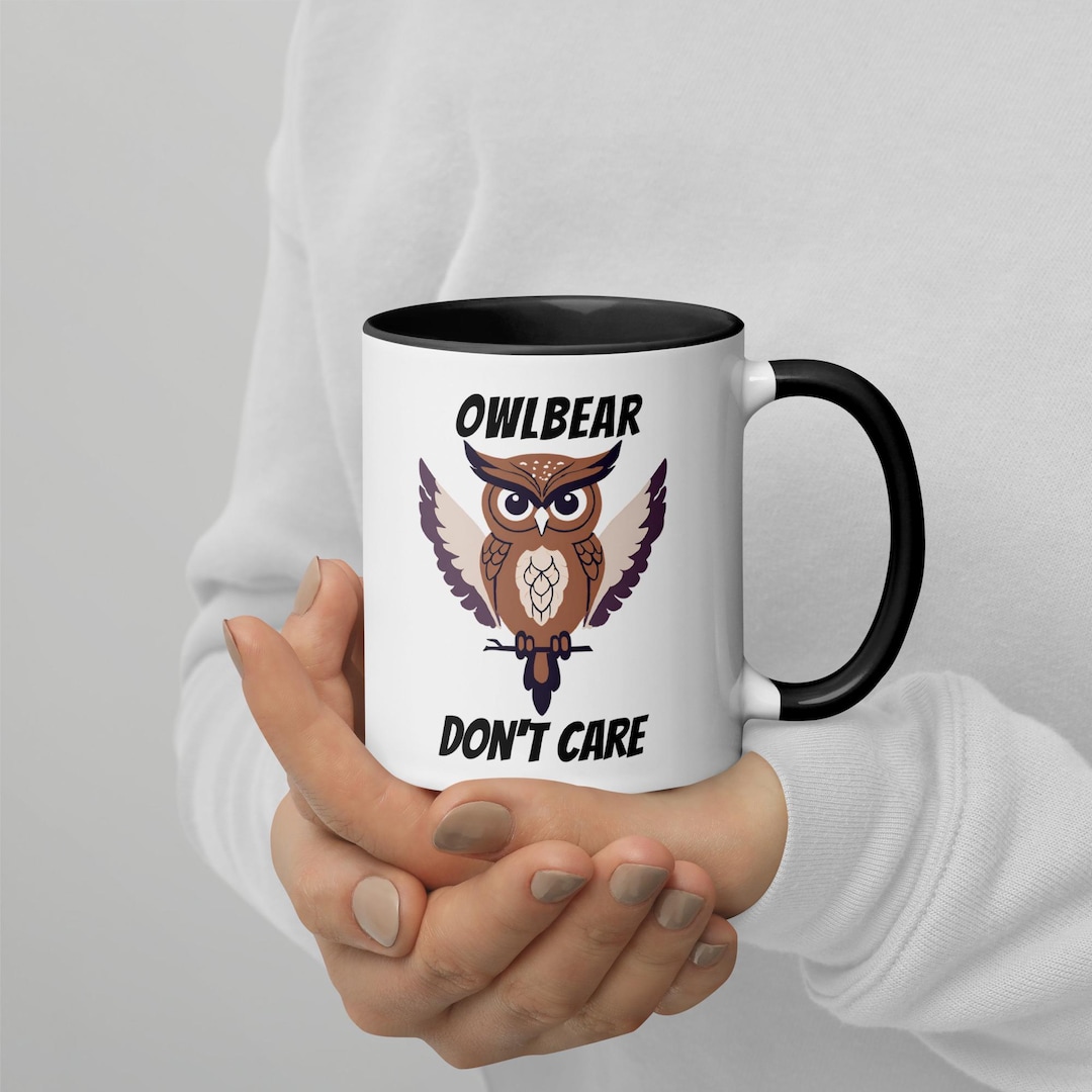 Mug, Dnd Owlbear Don't Care, Baldurs 3, BG3 Mug for Dungeon Game ...