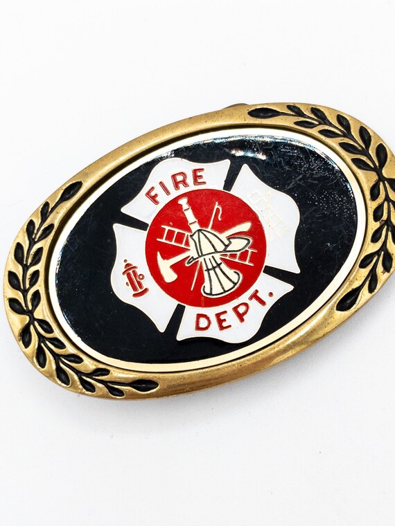 Vintage Belt Buckle - 1970s/ 1980s - Fire Department … - Gem