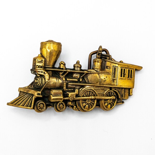 Brass Train Belt Buckle - Etsy