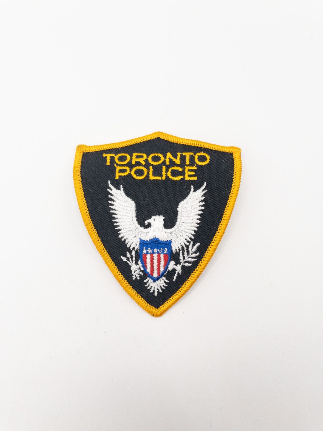 Vintage 1980s Police Patch Toronto Canada Police Dept Iron on Patch 80s ...