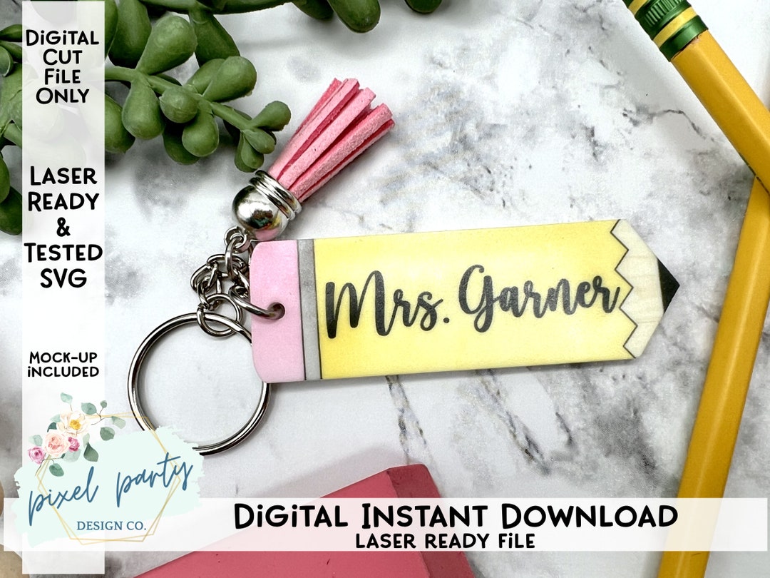 DIGITAL File Laser File + Sublimation File - Laser SVG File - Teacher ...