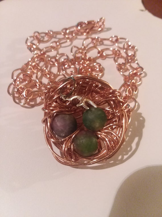Copper Wire Wrapped Birds Nest - Etsy