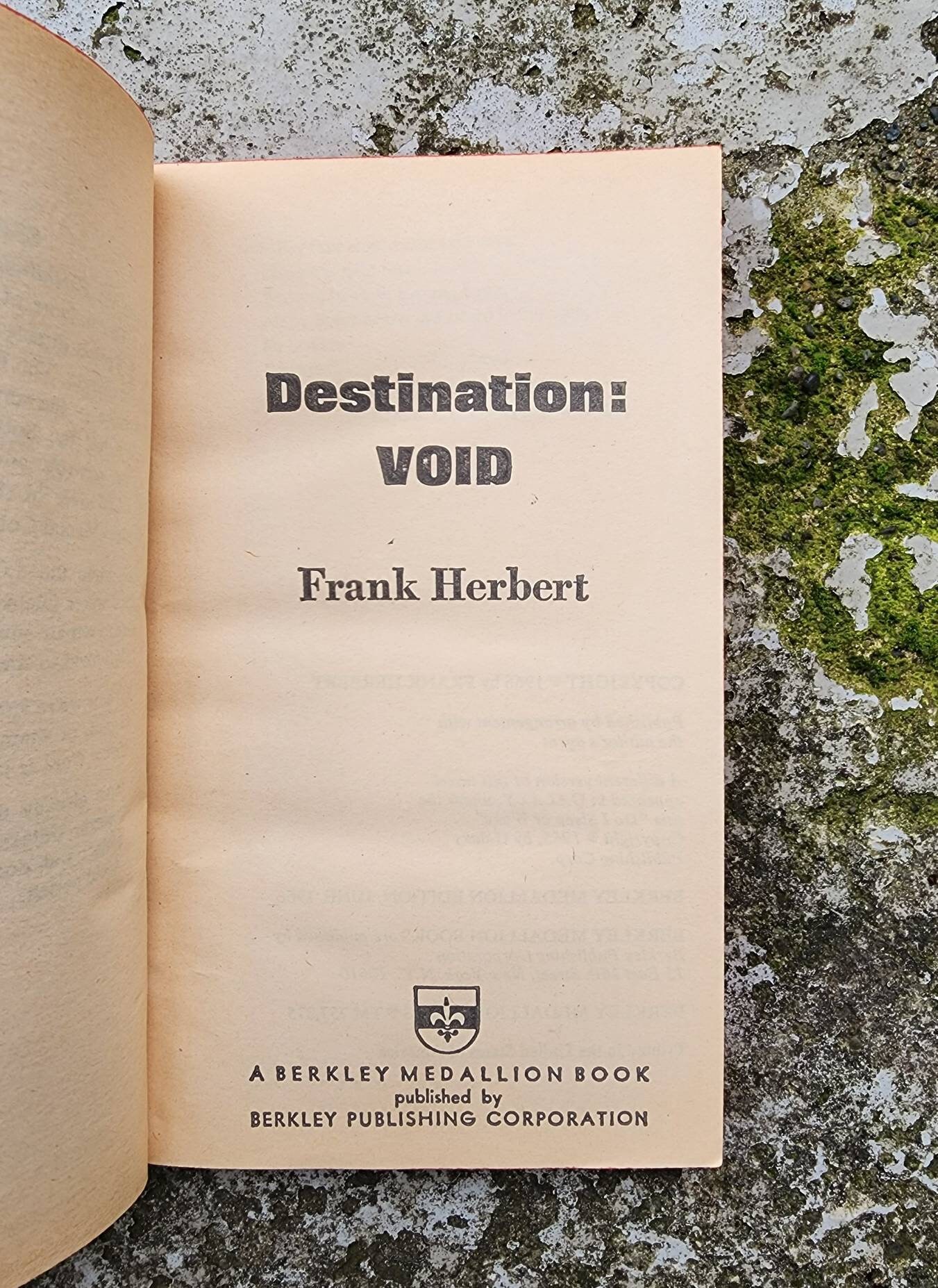 Destination Void pandora Sequence 1. Frank Herbert. - Etsy