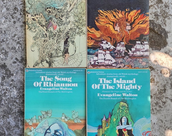 Mabinogion Tetralogy. Evangeline Walton. VINTAGE. Welsh Fantasy. Celtic ...