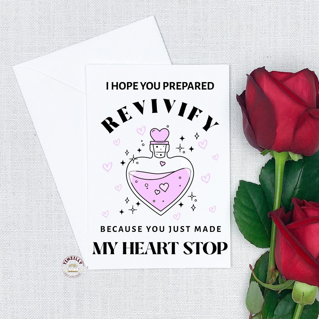 Dungeons and Dragons Valentine's Day Card, D&D Revivify Valentine, DnD ...