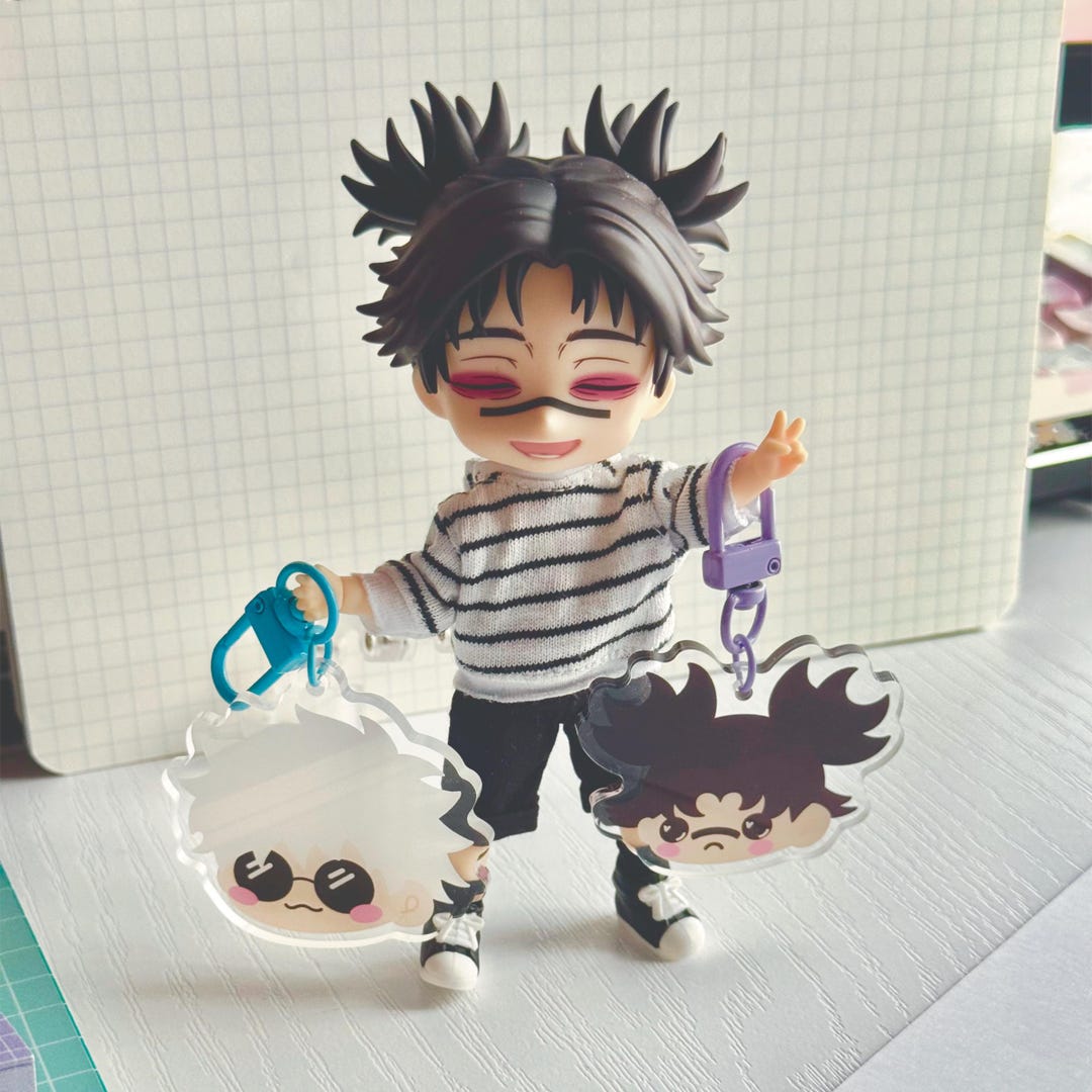 JJK Gojo Satoru Choso Kamo Chibi Keychain - Etsy