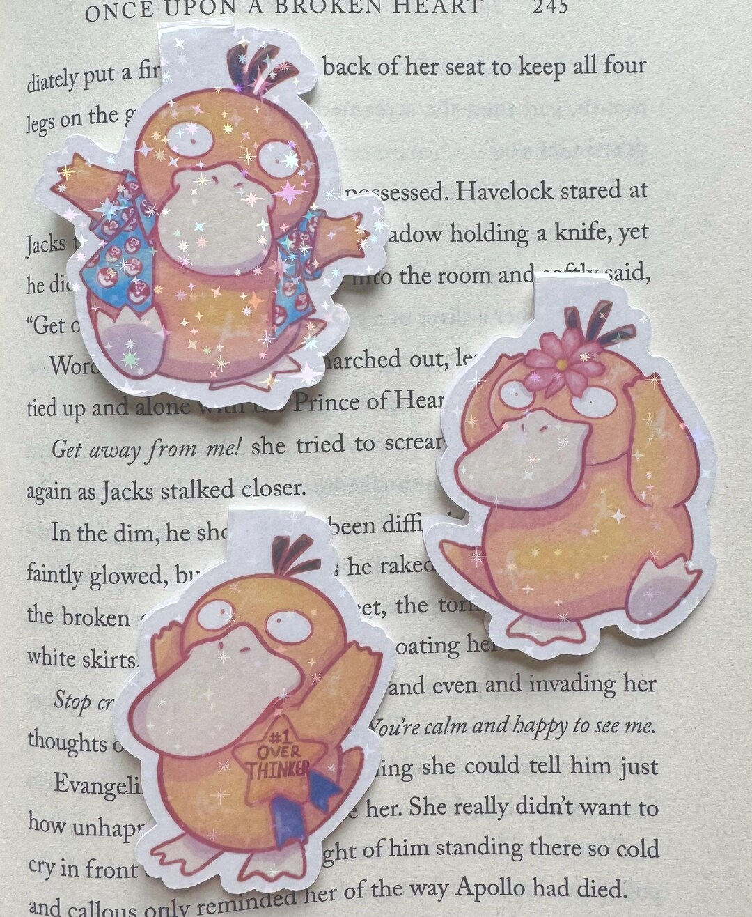 Pokémon Psyduck Holographic Magnetic Bookmarks - Etsy