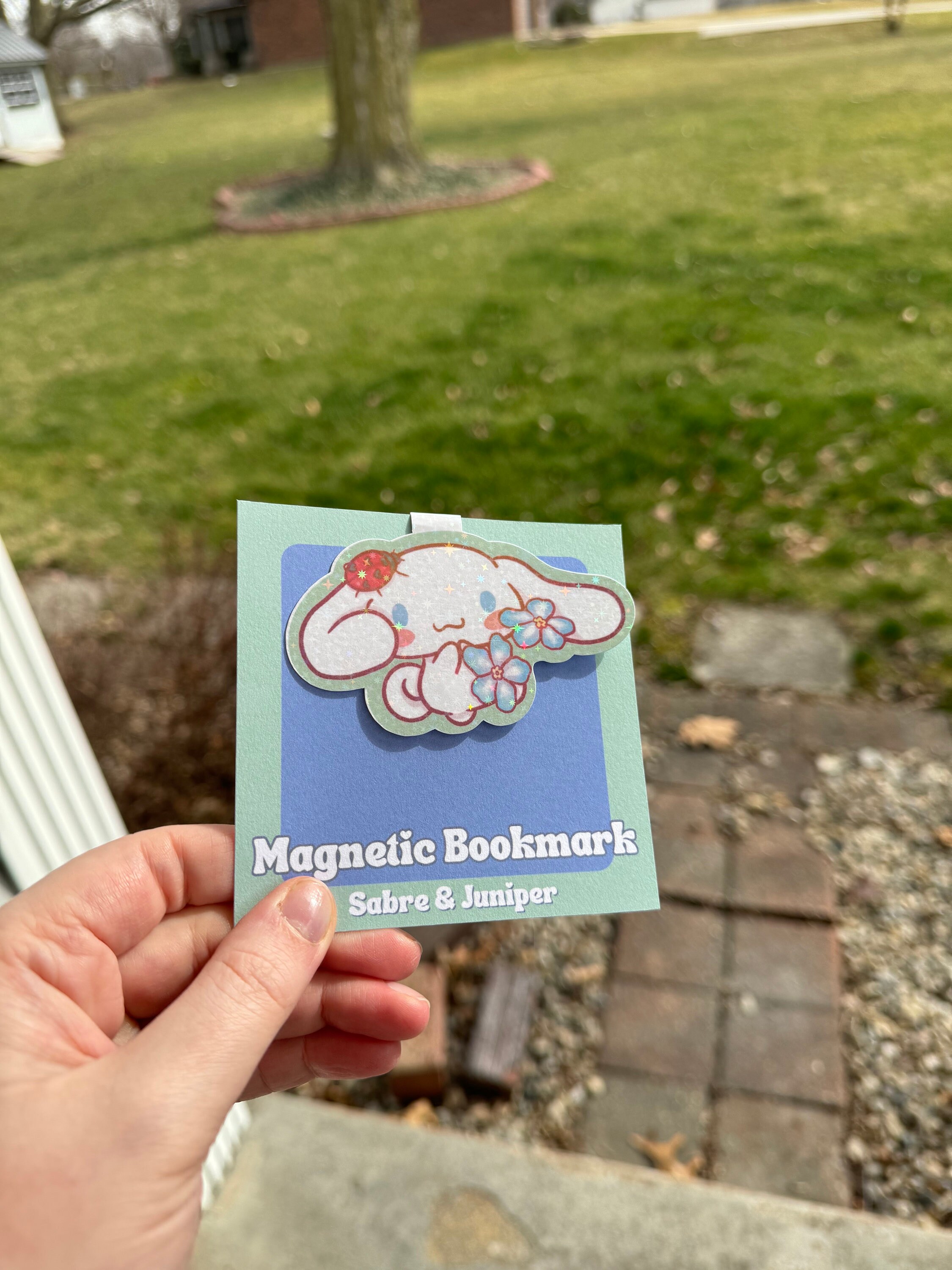 Cinnamoroll Spring Holographic Magnetic Bookmark - Etsy