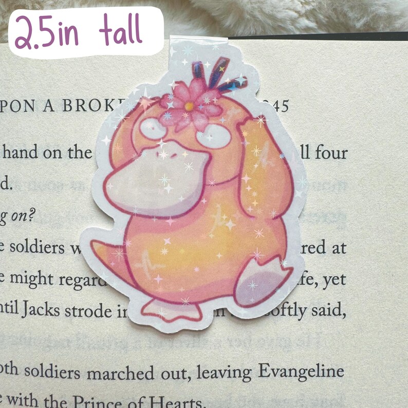 Pokémon Psyduck Holographic Magnetic Bookmarks - Etsy