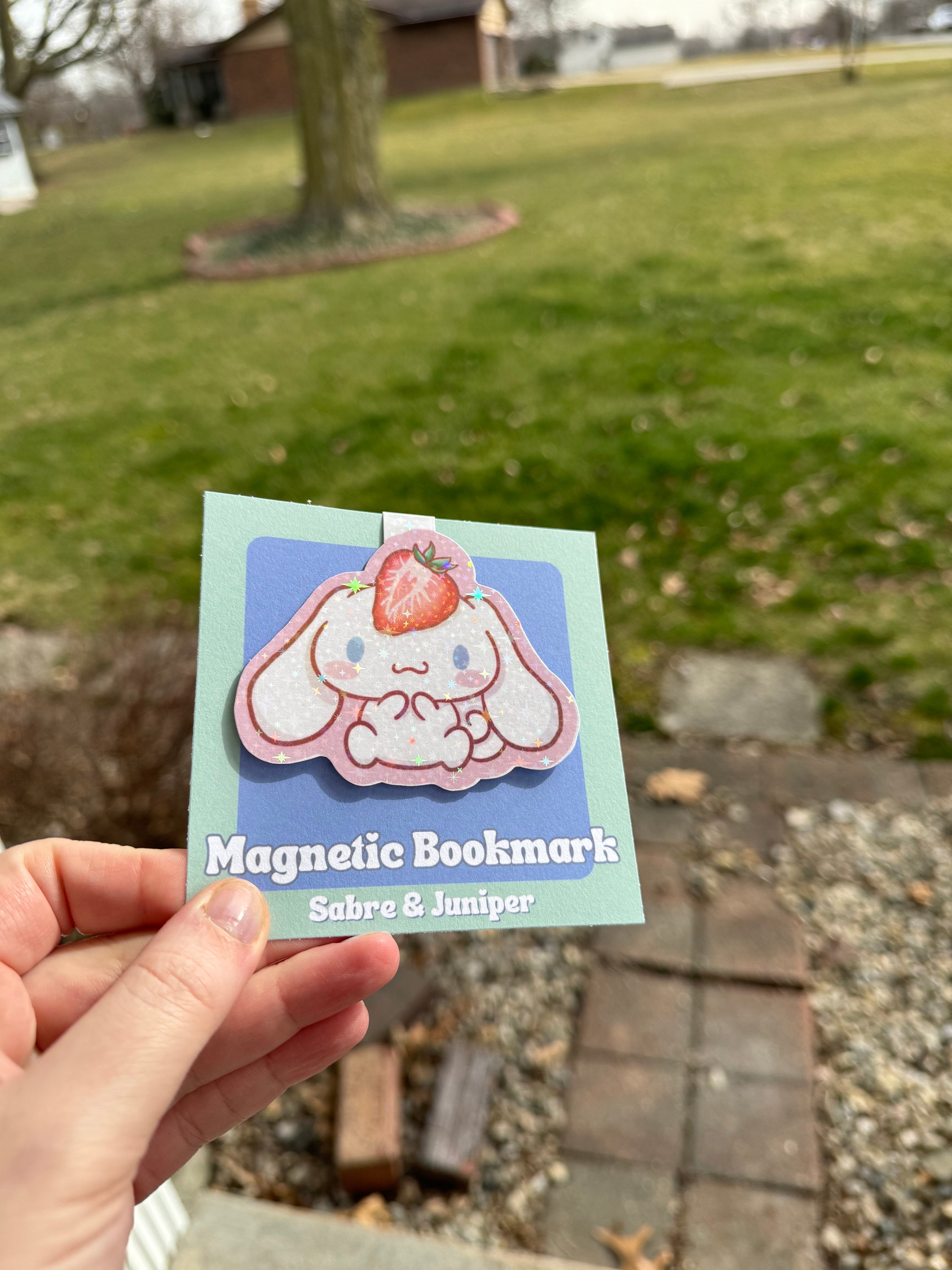 Cinnamoroll Spring Holographic Magnetic Bookmark - Etsy