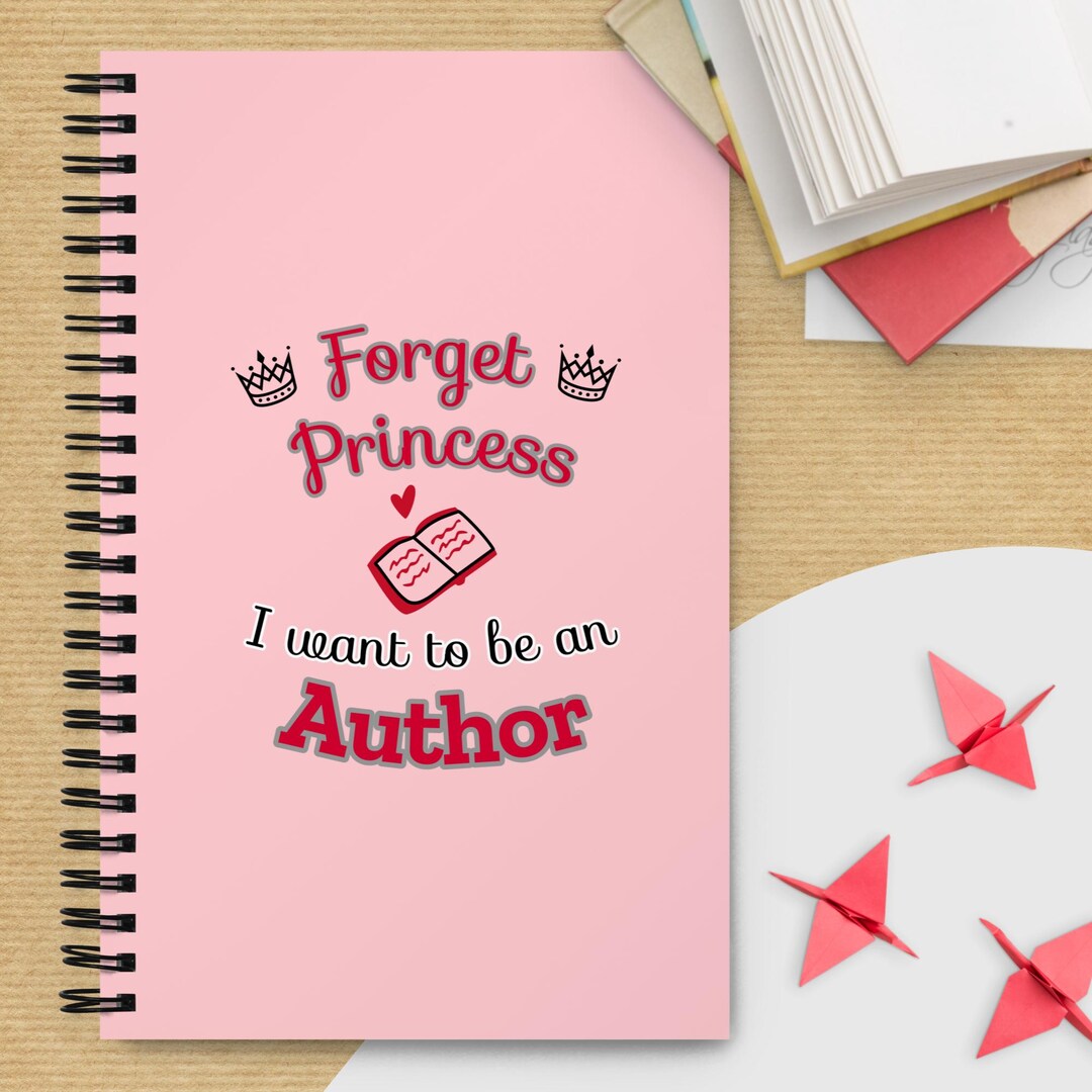 Notebook for Aspiring Author Spiral Notebook Journal for Girl Gift ...