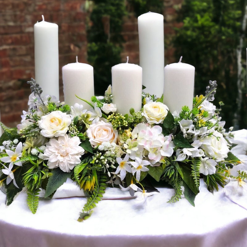 Silk Flower Arrangement - Etsy