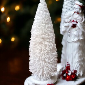 Snowy Pure White Mini Artificial Christmas Trees, Small Christmas Trees ...