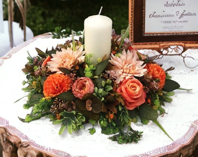 Beautiful Silk Flower Arrangement, Artificial Flower Arrangement, Home ...